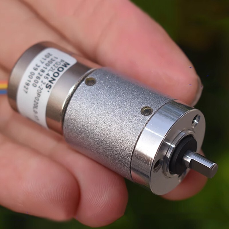MOONS Mini 22mm Planetary Gear 2-Phase 4-Wire Stepper Motor Full Metal ...
