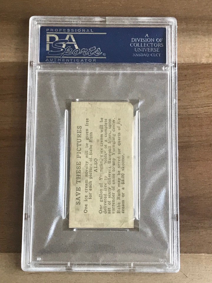 1928 Yuengling's Ice Cream #58 Lester Bell- PSA Authentic | eBay