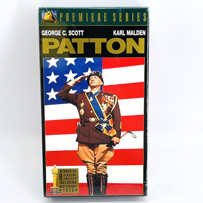 VTG 1997 VHS OF THE 1969 PATTON PREMIERE SERIES-SEALED-NOS-WWII WAR ...
