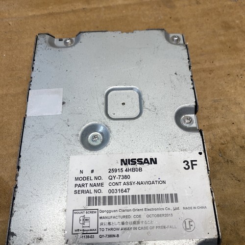 14 15 16 17 18 INFINITI Q50 NAVIGATION GPS CONTROL MODULE OEM 25915 ...