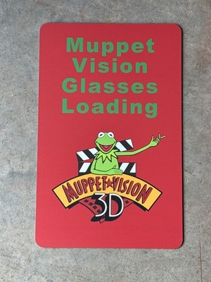 Walt Disney World Hollywood Studios Muppet Vision 3D Sign Prop | eBay