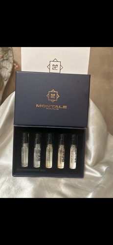 Montale Paris Perfume Discovery Set 5 Spray Samples + Bonus Dark Purple ...