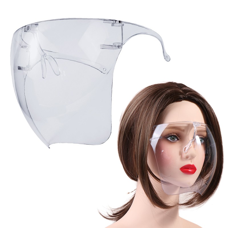 Dust-proof Full Face Cover Safety Transparent Face Shield Nail Art ...