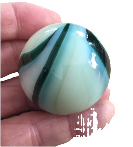 Marble FLOOR SHIFT Knob Green And White Swirl PACKARD LINCOLN FORD ...