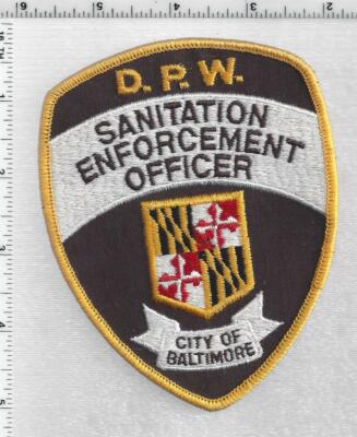 Baltimore City DPW Santiation Enforcement Officer (Maryland) 1st Issue ...