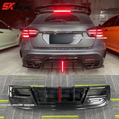 Fits Mercedes Benz X156 AMG GLA45 2015-2019 Carbon Fiber Rear Bumper ...
