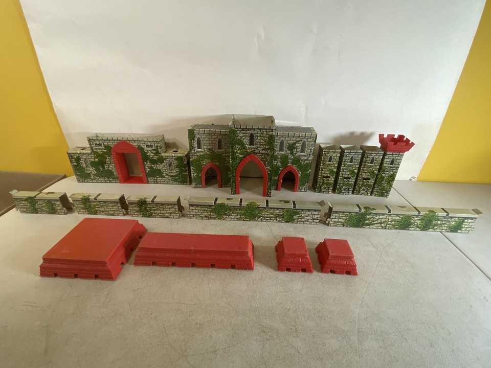 rare Marx Prince Valiant Castle Fort Vintage Playset orig box 62S13 | eBay