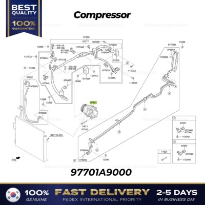 ⭐Genuine⭐ Compressor 97701A9000 for Kia Sedona | eBay