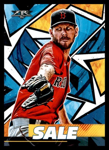 2021 Topps Fire Chris Sale #56 Boston Red Sox | eBay