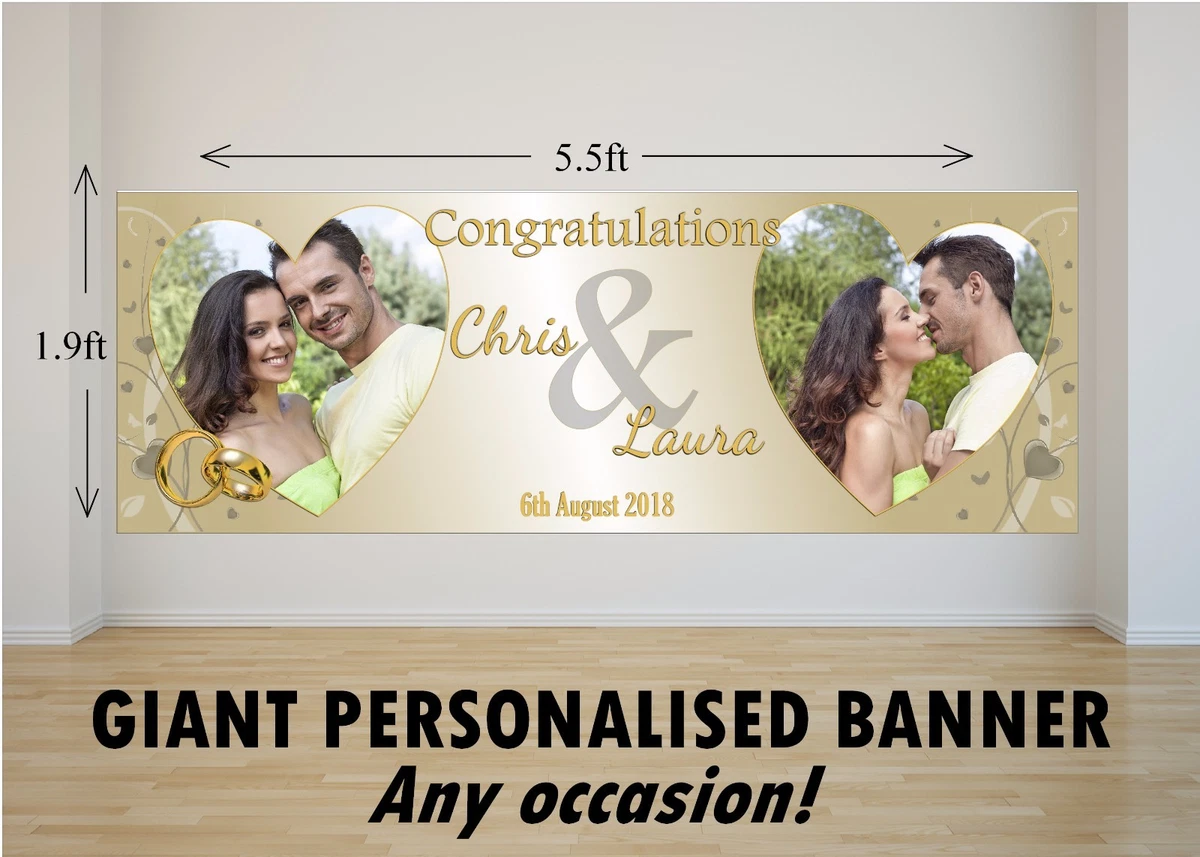 Wedding Congratulations Banner