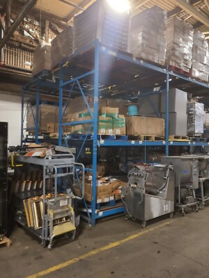 60 PP Structural Pushback Steel Pallet Rack Racking System 3 High 4 ...