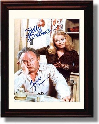 16x20 Framed All in the Family Autograph Promo Print - Archie and ...