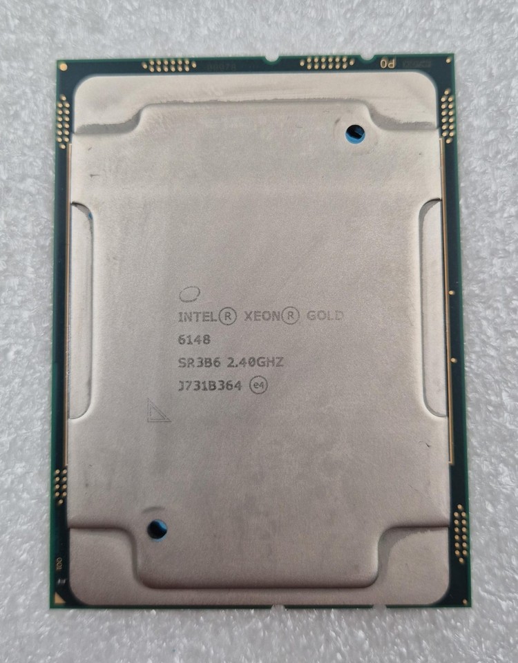 [LOT 2 PCS] Intel Xeon Gold 6148 SR3B6 2.40GHz 20-Core Server CPU ...