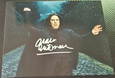 Alan Rickman Harry Potter Signed 8x10 with COA | eBay