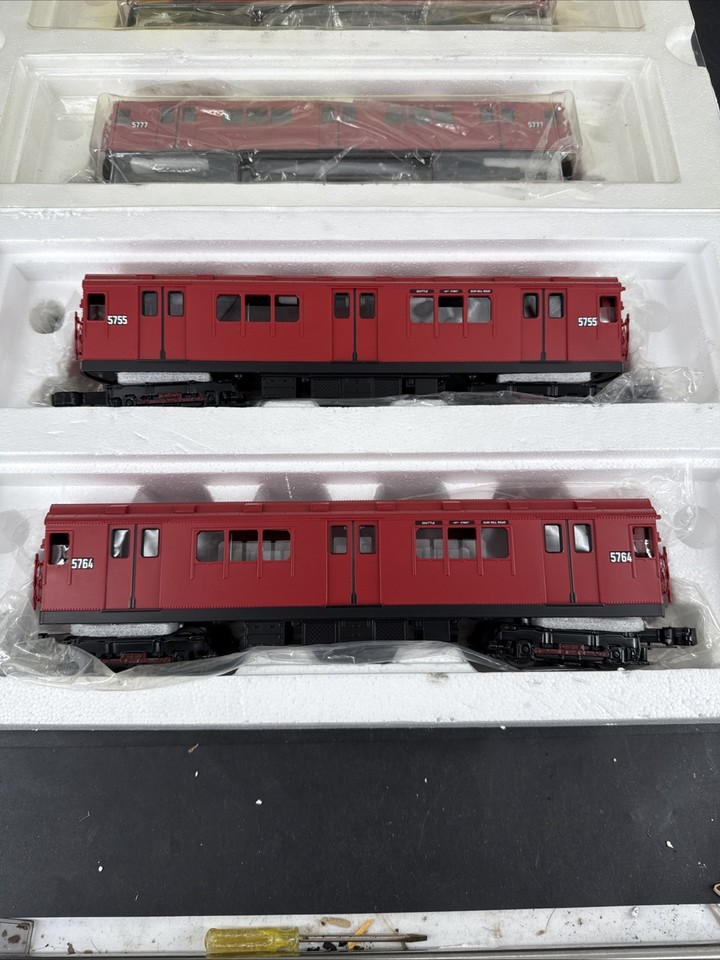 MTH 30-2727-1 MTA R-12 Red 4-Car Subway Set w/Protosound 2 Nice Shape In Box | eBay