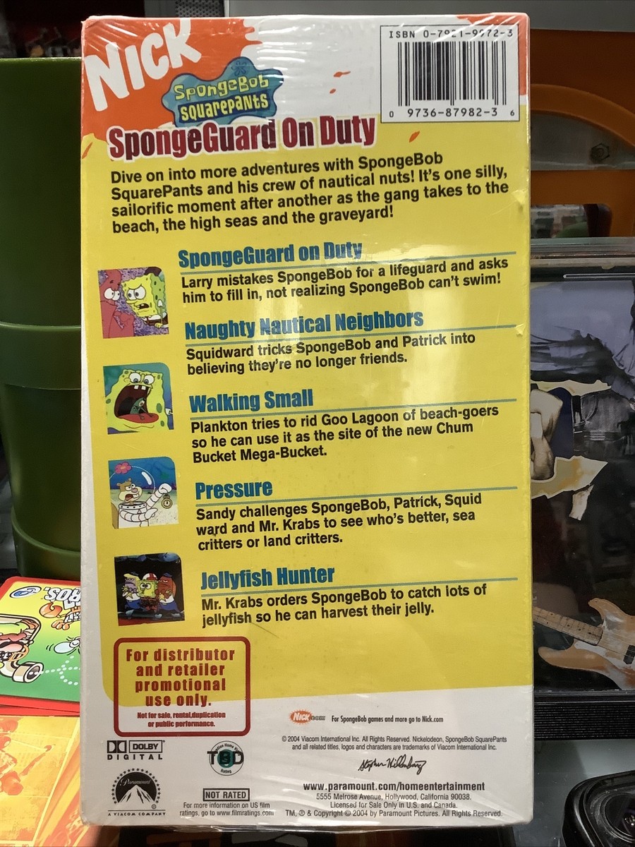 Spongebob Squarepants Sponsvrienden Vhs SpongeBob SquarePants