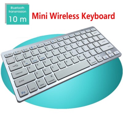 Wireless Bluetooth Keyboard 78 Key for Mac PC iPhone IOS Android Phone ...