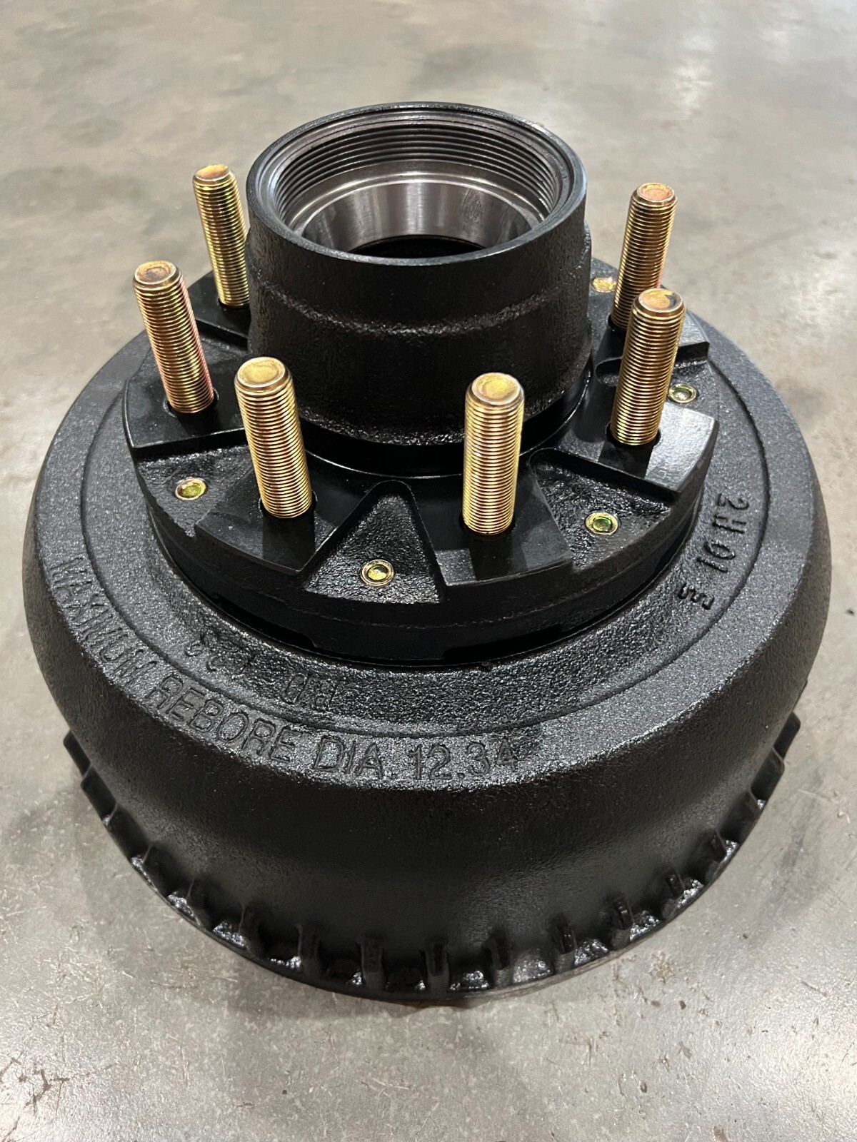 Dexter LCI Hub Brake Drum 12-1/4x3-3/8" 10K GD Trailer Axle 9-123 8-415 ...