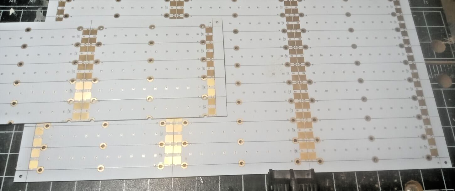 High Intensity LED Circuit Boards SHEET OF 5 LOT DIY Gold Plated PCB ...
