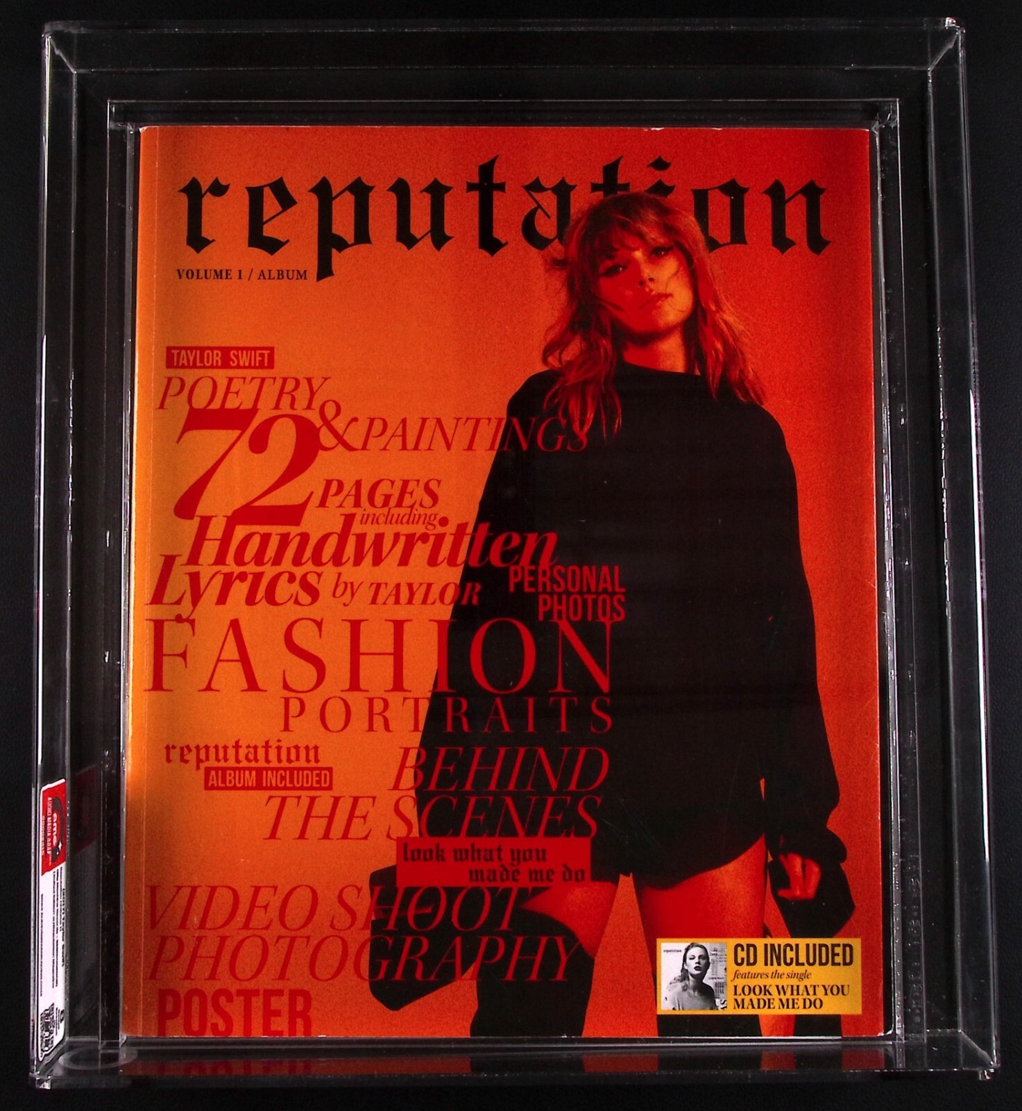 Taylor Swift 2017 Sealed "Reputation" Limited Ed. Volume 1 Magazine CD ...
