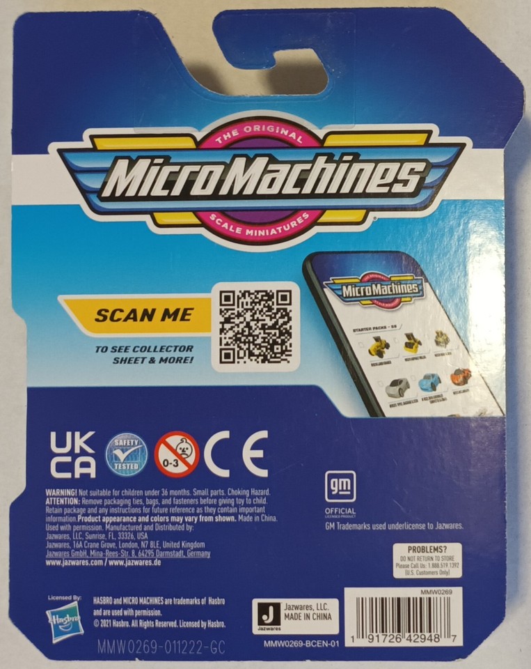 Hasbro Micro Machines #0498 2020 Corvette, #0499 Police Cruiser | eBay