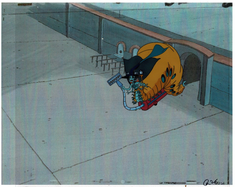 EARTHWORM JIM Original Production Used Animation Cel ~EJ01~ QUEEN SLUG ...