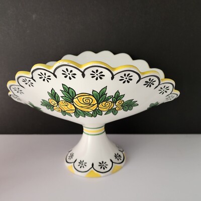 Perugia Etruria Italy Signed Ceramic Fruit Bowl Handmade HandPainted ...
