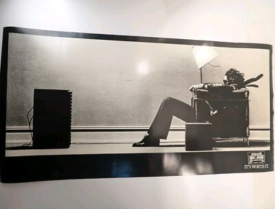 Vintage Maxell Its Worth It Poster Blown Away Steve Steigman Commercial ...
