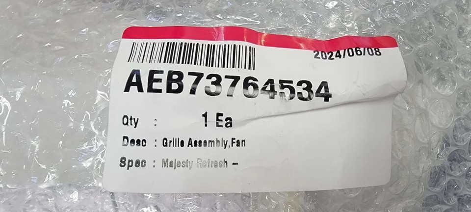 NEW OEM LG Grille Assembly Fan AEB73764534 | eBay