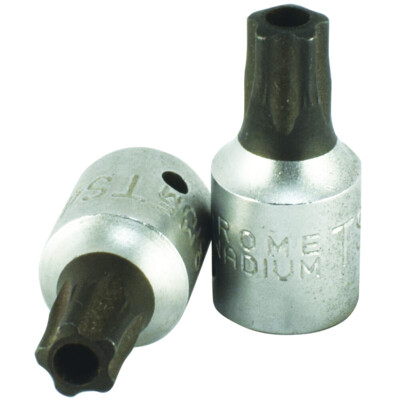 5 Point TS20 Tamperproof Security Torx Socket 1/4" Drive Trident ...