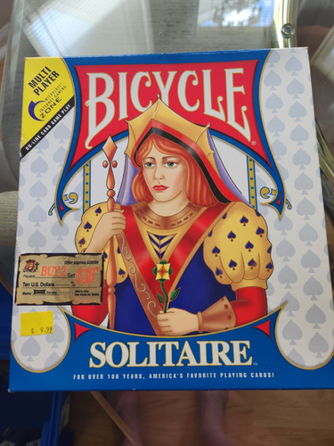 Bicycle Solitaire 1998 vtg PC CD-ROM Video Game for Windows 98/95 | eBay