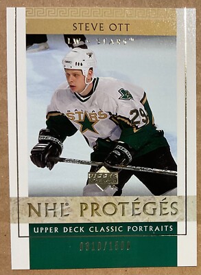 2002-03 STEVE OTT UD CLASSIC PORTRAITS NHL PROTEGES ROOKIE #133 STARS ...