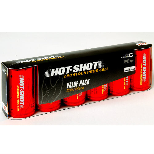 Hot-Shot High Amp. Alkaline Batteries - Size C - 6 Batteries ALKDP | eBay