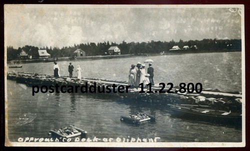 OLIPHANT Ontario 1920s Bruce. Dock Boats. Real Photo Postcard | eBay
