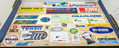 Vintage bicycle decals stickers Dia Compe Sidi Titec Shimano Time 30 ...