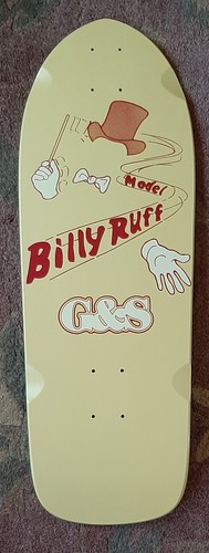 G&S Billy Ruff Invisible Magician 1982/2023 Reissue Skateboard Glow-In ...
