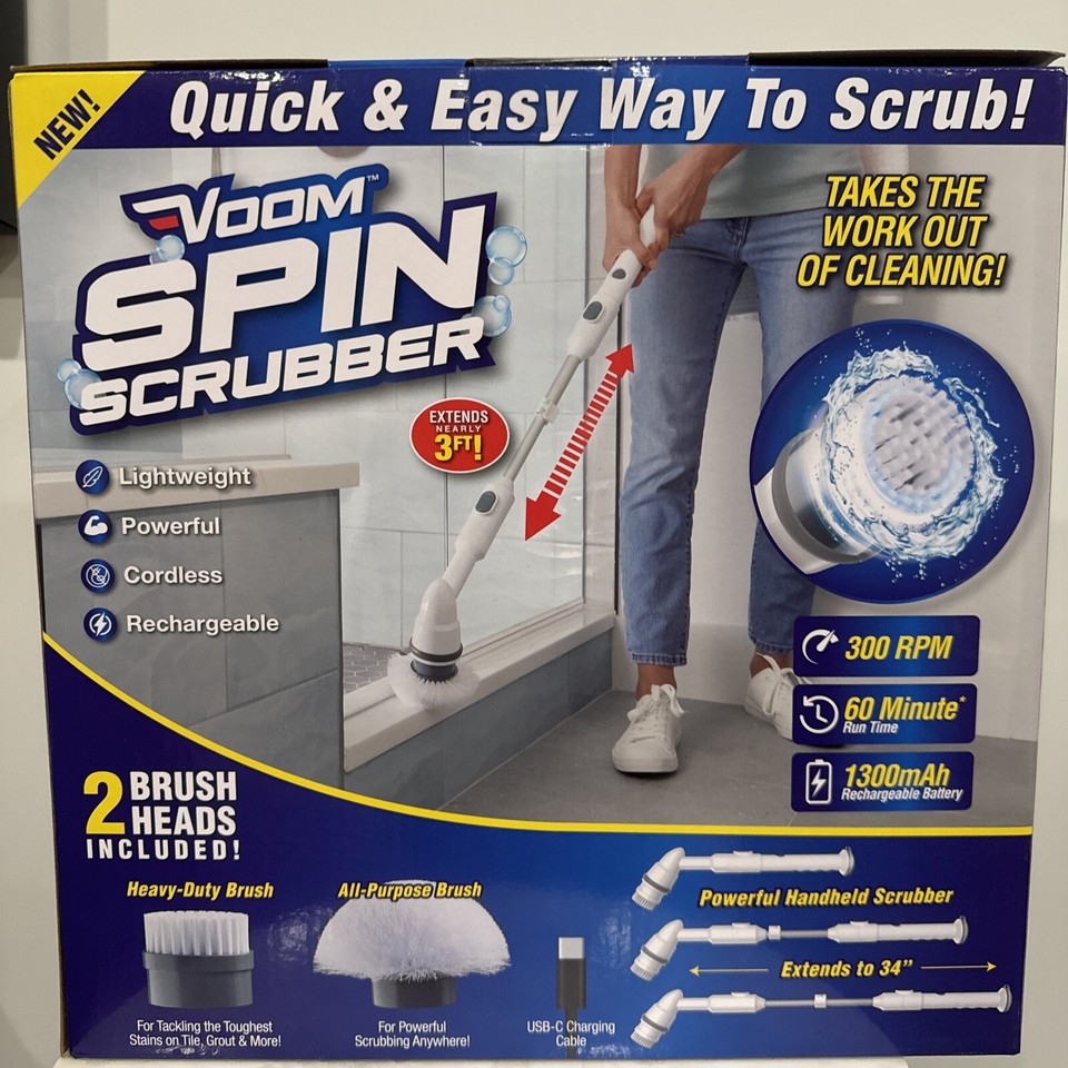 Voom Spin Scrubber- Cordless and Powerful way to scrub Cleaning ...