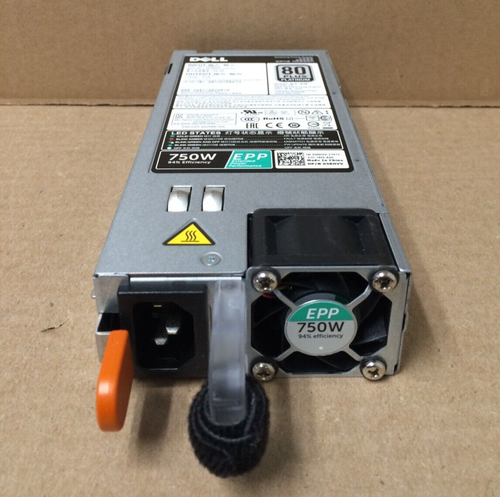 Dell PowerEdge R630/R730 750W 80 Plus Platinum E750E-S1 Power Supply ...