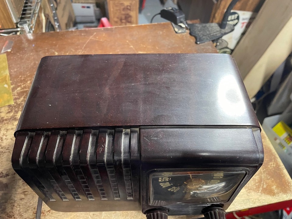 1940's AIR KING MODEL 4705 Tube Radio WW2 Tuner Bakelite Working | eBay