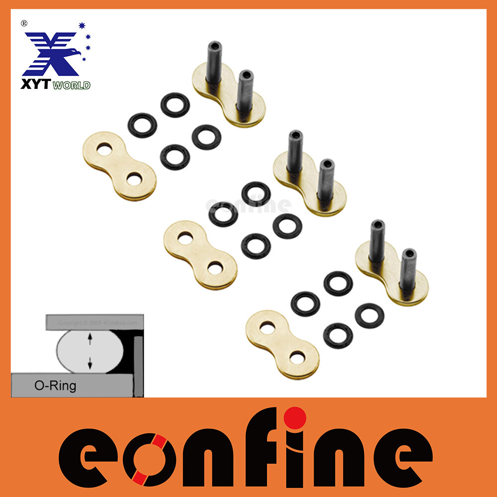 3Pcs Motorcycle O Ring 530 Chain Master Joint Link Rivet | eBay