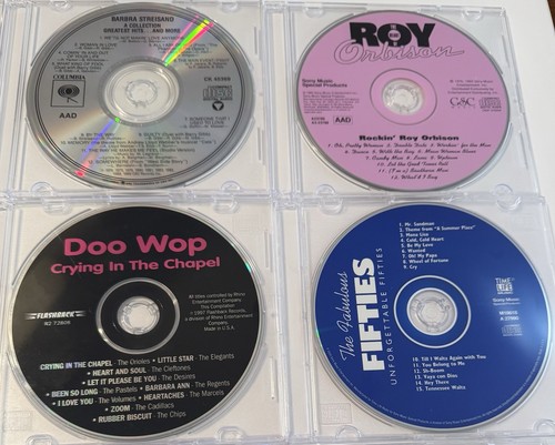 Music CD Lot, 23 Different 50’s-70’s Oldies CDs, VG Cond, No Artwork ...