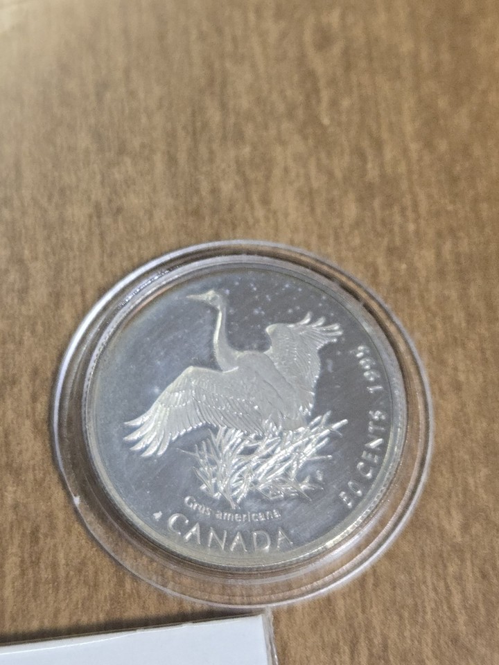 Lot Of 3 Canada Sterling Silver Proof 50 Cent Coins - On The Wing - ASW ...