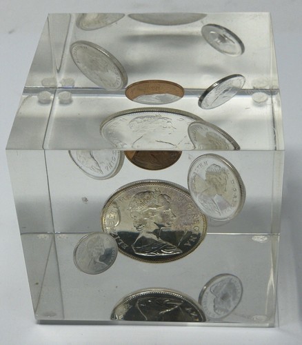 1967 Canada Centennial Coin Set Epoxy Paperweight. E-042 | eBay