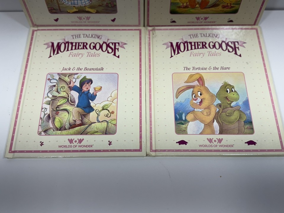 The Talking Mother Goose Fairy Tales Books Lot Of 4. Worlds Of Wonder ...