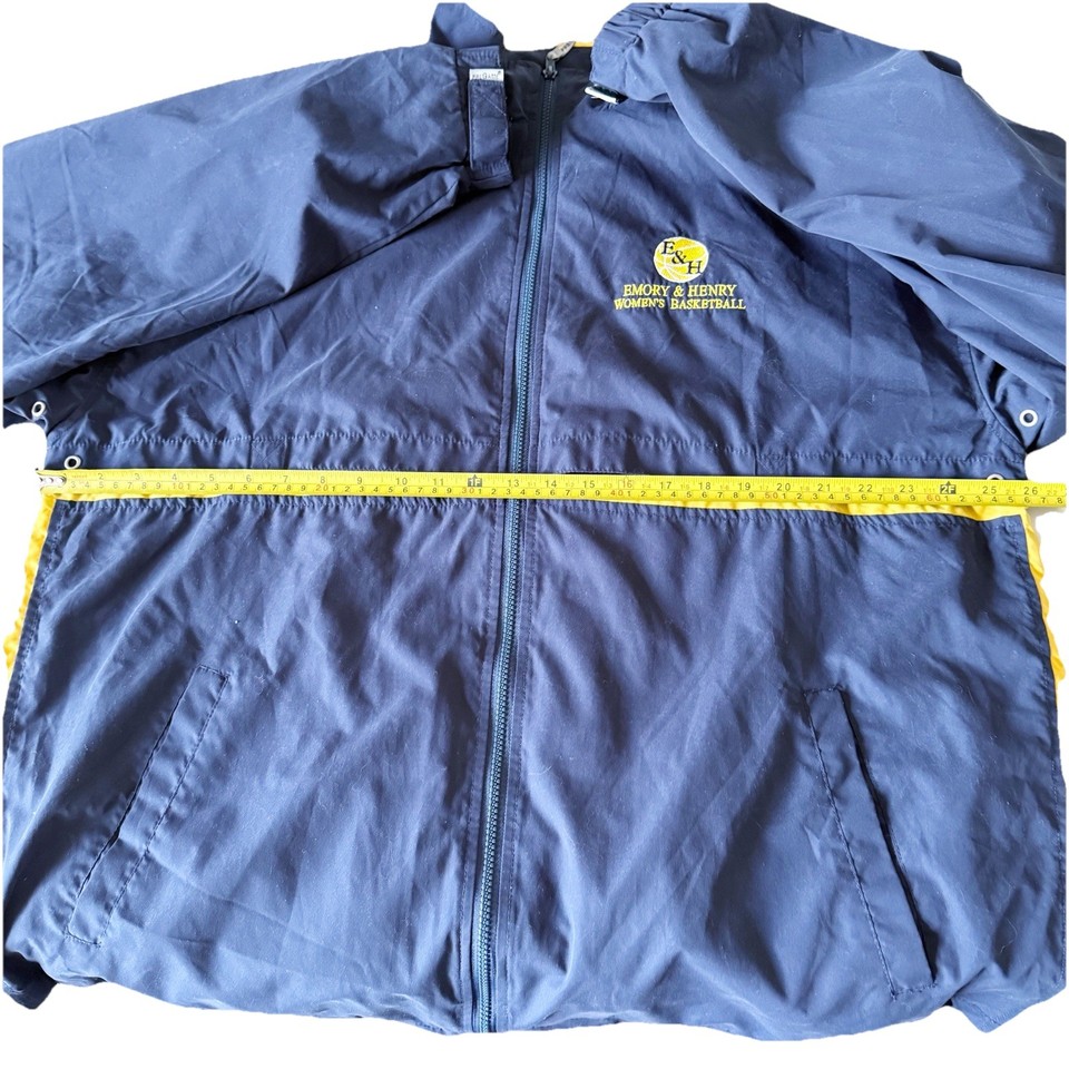 Women's Emory & Henry Basketball Blue Windbreaker Jacket XL Extra Large ...