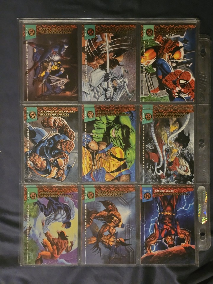 X-Men 1994 FLEER ULTRA MARVEL 150 CARDS PRISTINE/NEW/MINT ....AUTH.GUAR ...