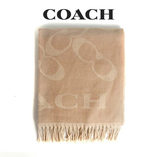 Coach Scarf Large Signature Wool Cashmere | eBay