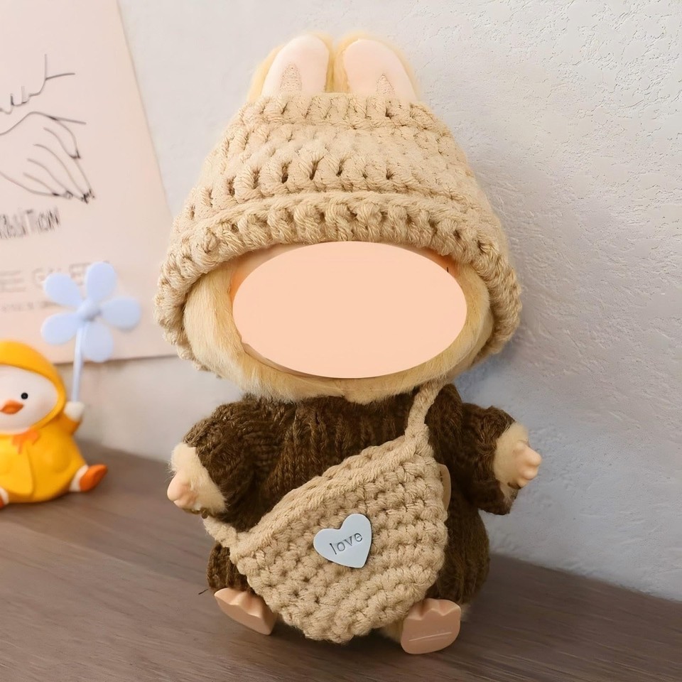 Handcrafted Clothes for Labub Doll Premium Dolls Outfit 3 Pieces ...