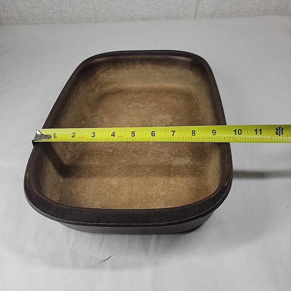 Pampered Chef Stoneware Rectangular Baker Casserole Pan Family Heritage ...