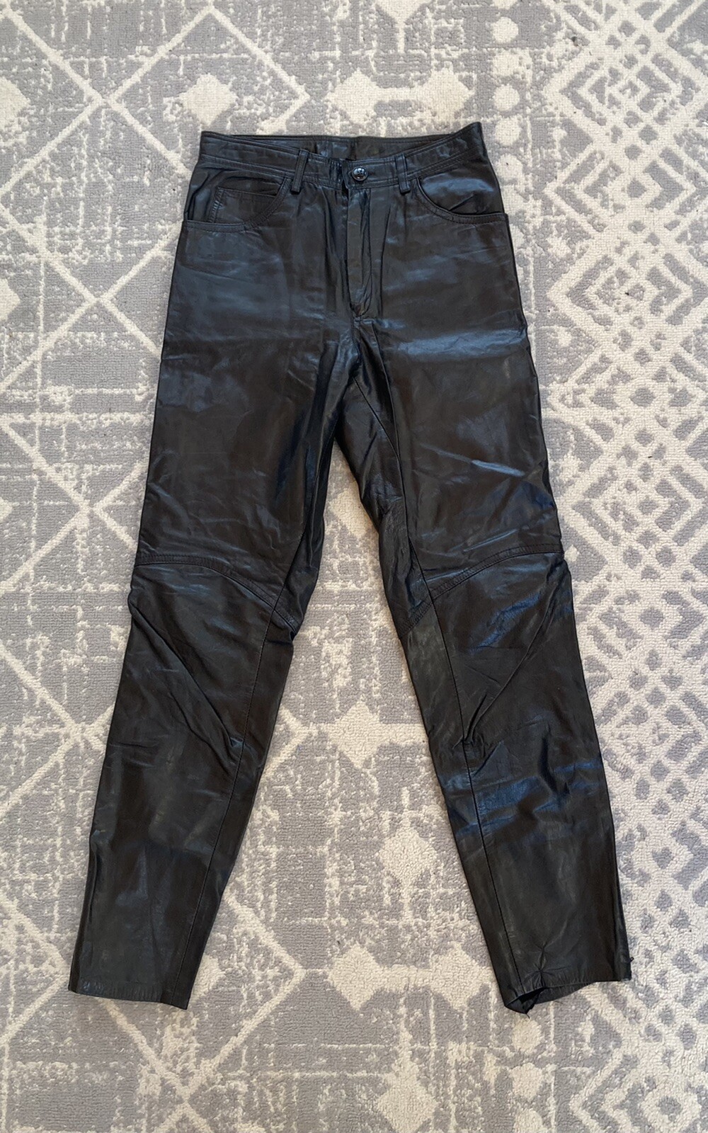 Vintage 90s Michael Hoban North Beach Leather Black P… - Gem